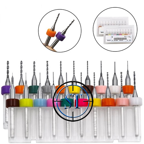 Jual 10pcs Mata Bor Mini Micro PCB Print Circuit Board Drill Tungsten ...