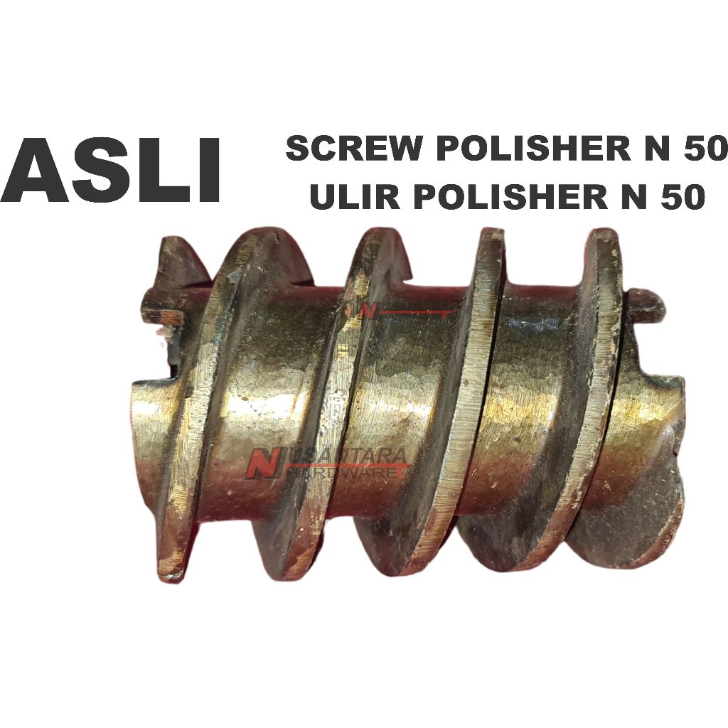 Jual ulir polisher N50,screw rice milling,uliran untuk mesin polisher ...