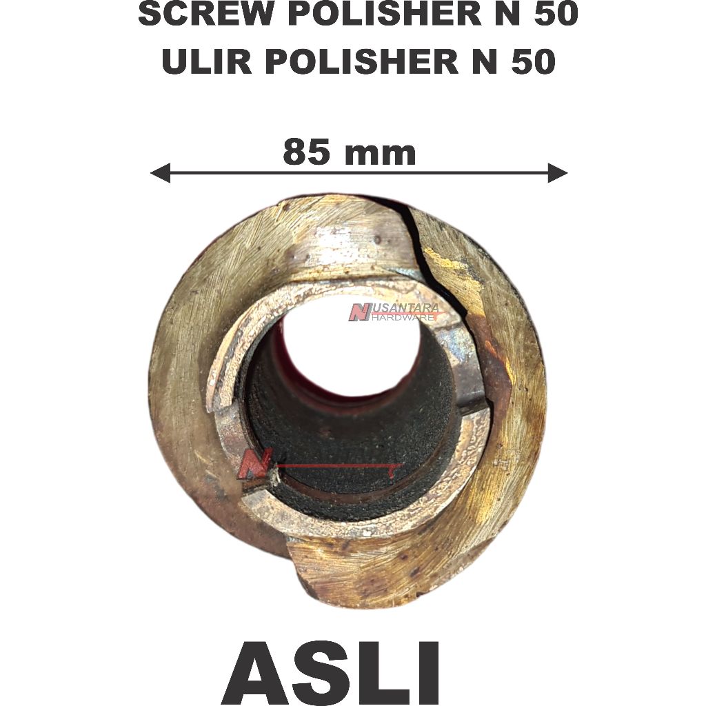 Jual ulir polisher N50,screw rice milling,uliran untuk mesin polisher ...
