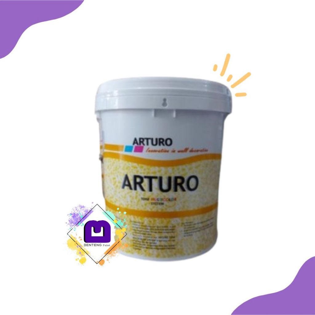 Jual CAT TEMBOK TEKSTUR / Cat Arturo Texture Based Galon 20 kg Cat ...