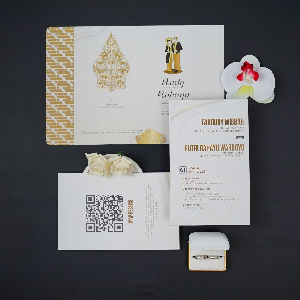 Jual [Prelude Invitation] Undangan Pernikahan Mewah Elegan Doff Matte Paper | Javanese Series ...