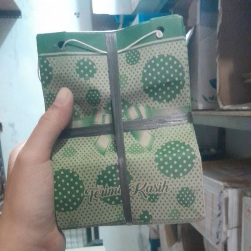 Jual [ISI 50 PC] PAPER BAG BATIK TAS KERTAS MOTIF BATIK UK 14X4X17 ...