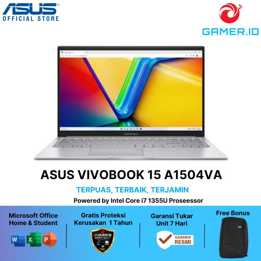 Jual ASUS VIVOBOOK 15 A1504VA IPS Intel Core i7 1355U 16GB 512GB SSD ...