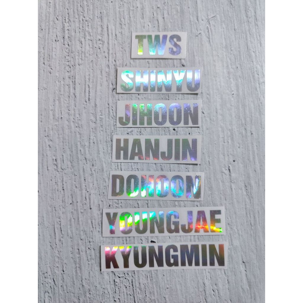 Jual TWS - Sticker Hologram Nama Member | Shopee Indonesia