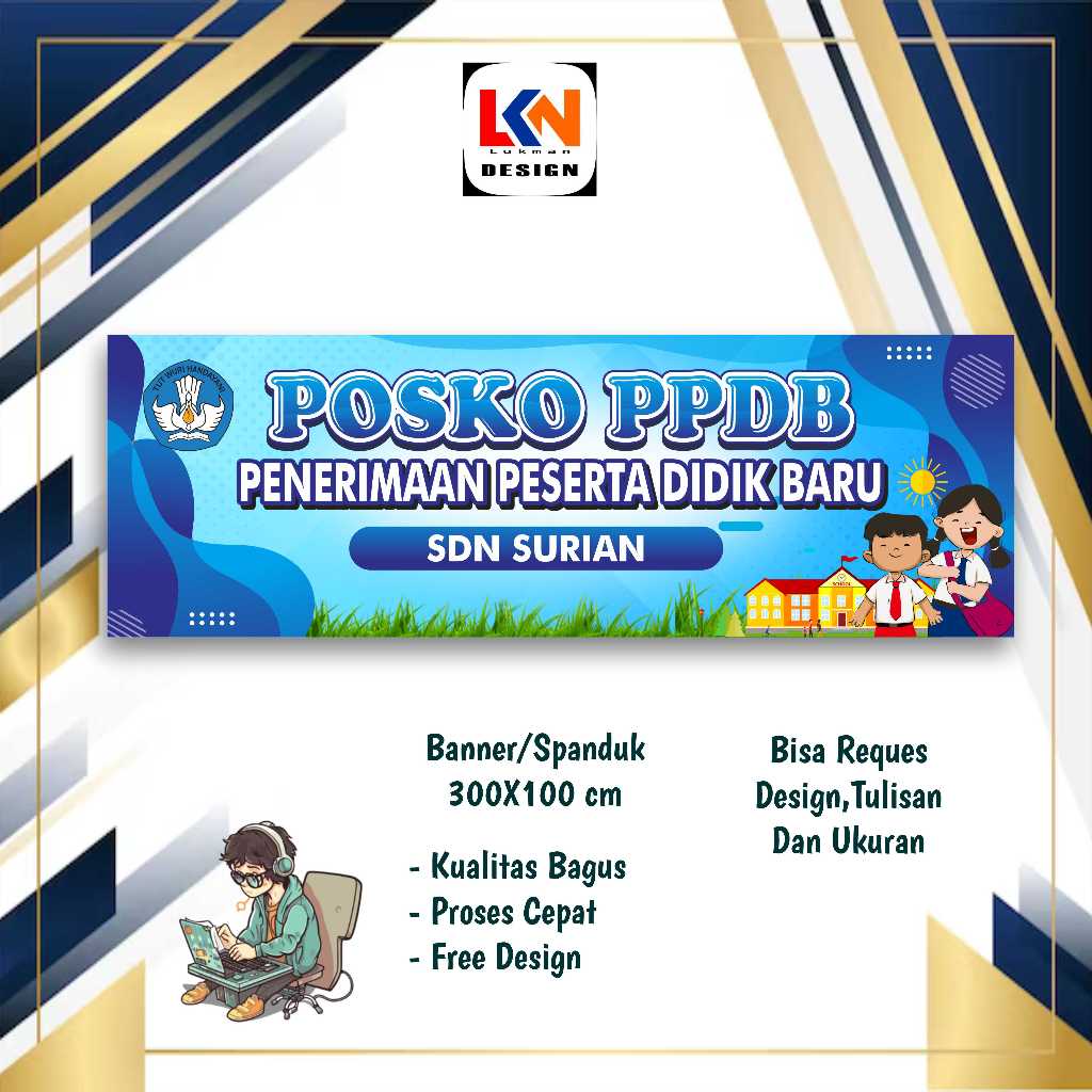Jual spanduk banner posko PPDB nodel B | Shopee Indonesia