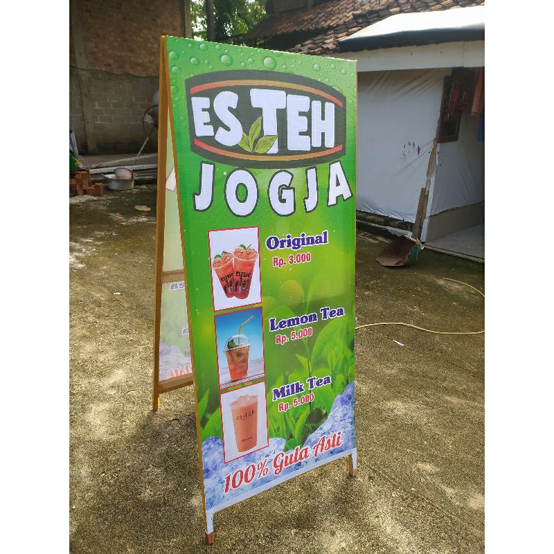 Jual HARGA PROMO !!STAND BANNER 60X140 CM KUAT KOKOH (FREE DESAIN) REAL ...