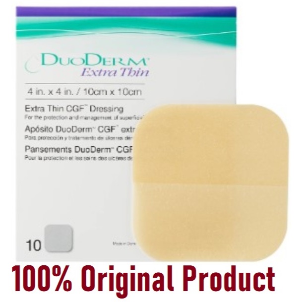 Jual Convatec Duoderm Extra Thin 4in x 4in / 10cm x 10cm CGF Dressing ...