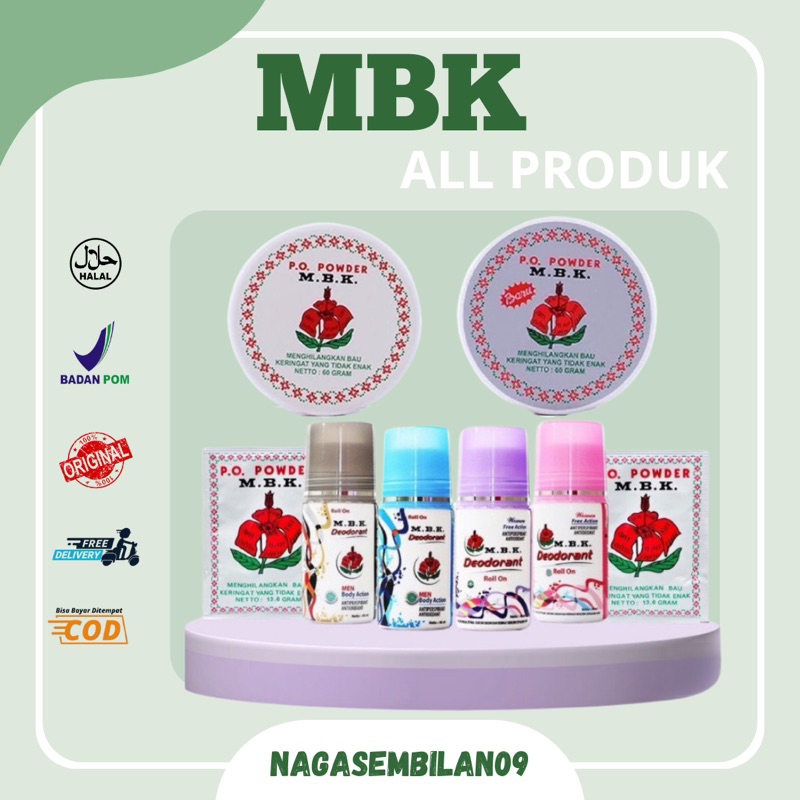Jual MBK Deodorant Roll On dan Box | Shopee Indonesia