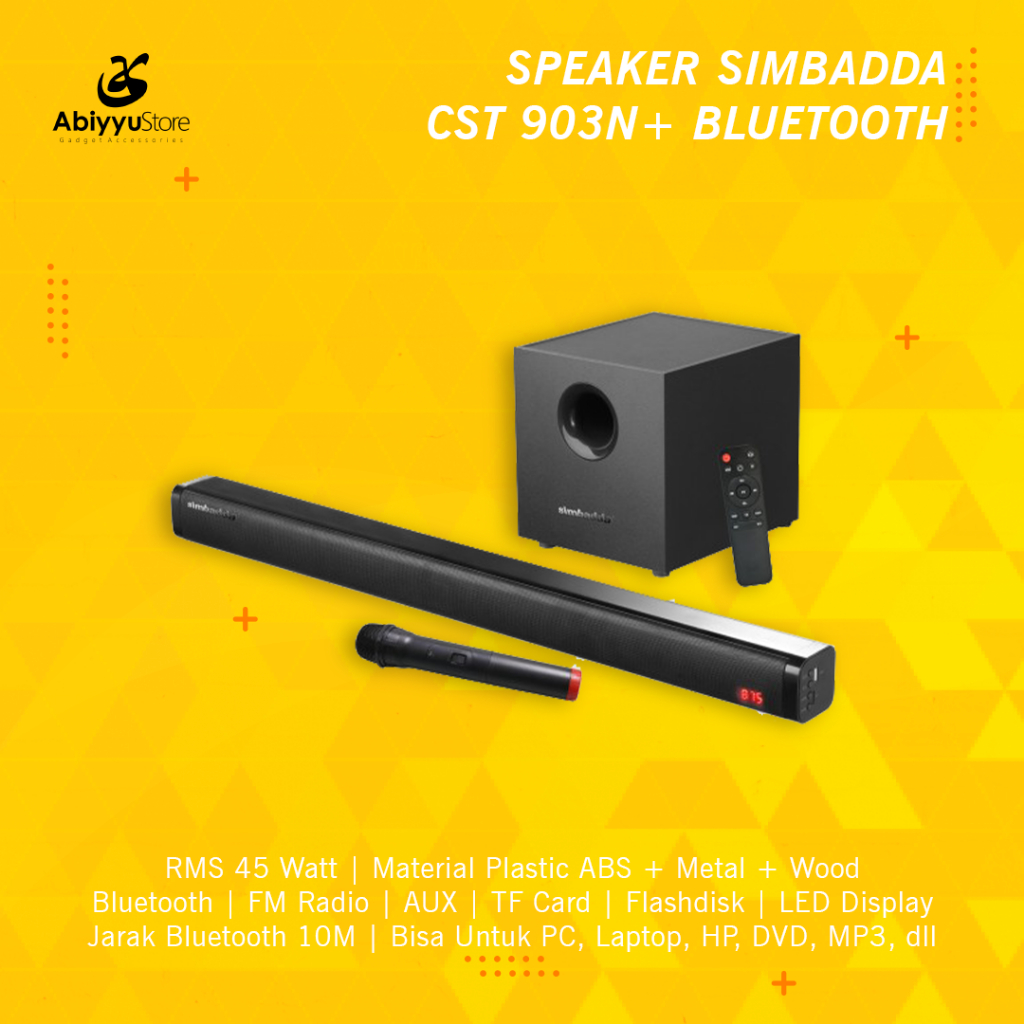 Jual Speaker Bluetooth Simbadda CST 903N+ Speaker Komputer PC Laptop HP TV | Shopee Indonesia
