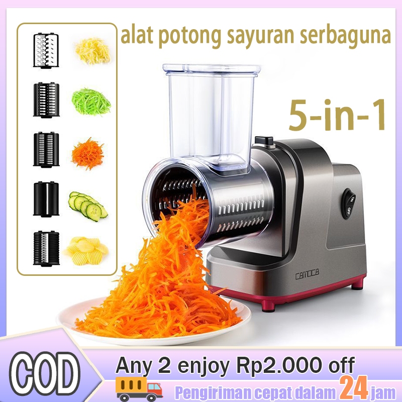 Jual Pemotong Sayuran Listrik 250W Pemotong Multifungsi Pemotong ...