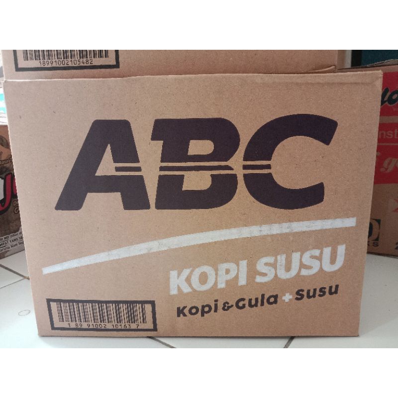 Jual 1 (Satu) Dus / Karton Kopi ABC Kopi&Gula+Susu Bubuk (Isi 12 Ttg x ...