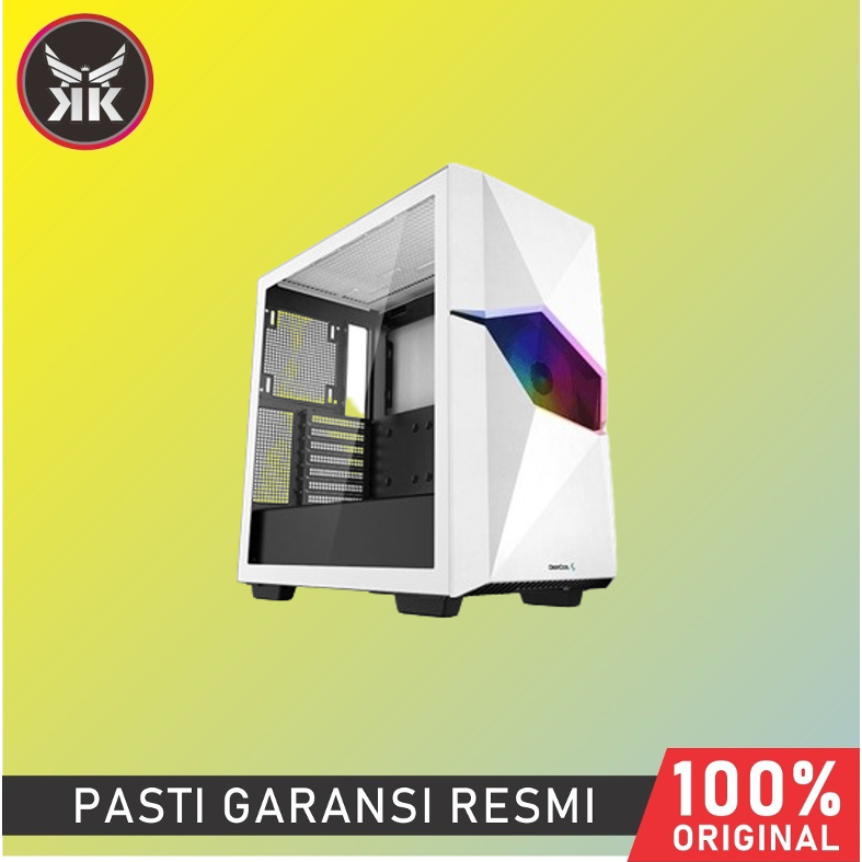 Jual DEEPCOOL CASE CYCLOPS WHITE 1XFANS ARGB TEMP GLASS ATX TOWER ...