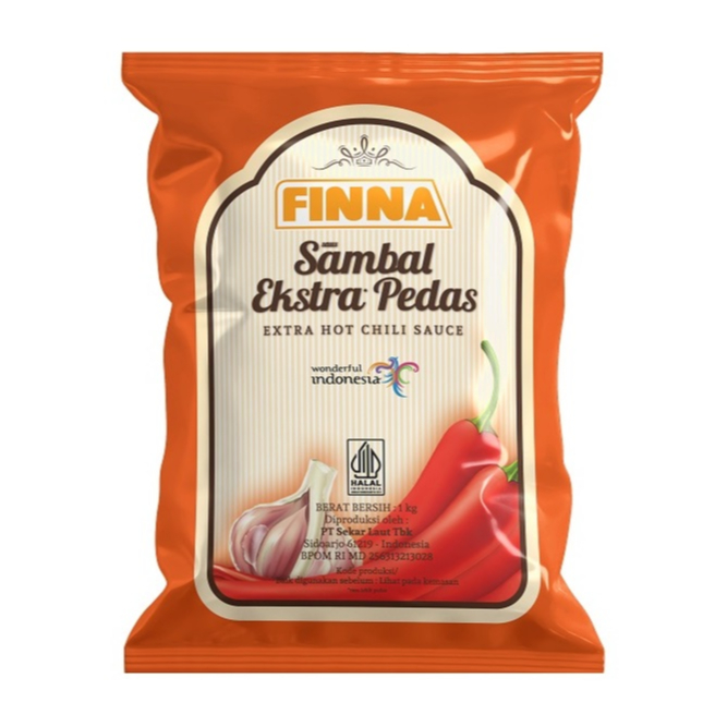 Jual Finna Sambal Extra Pedas 1Kg | Shopee Indonesia