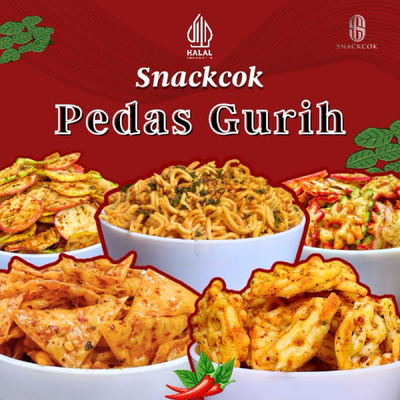 Jual Snackcok Kerupuk Mie Kremes Pangsit Pedas Gurih 100Gram & 250Gram ...