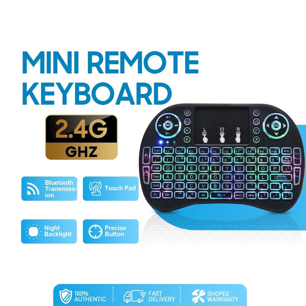 Jual Mini Keyboard Wireless i8 2.4G Handheld Keyboard For PC Android TV ...