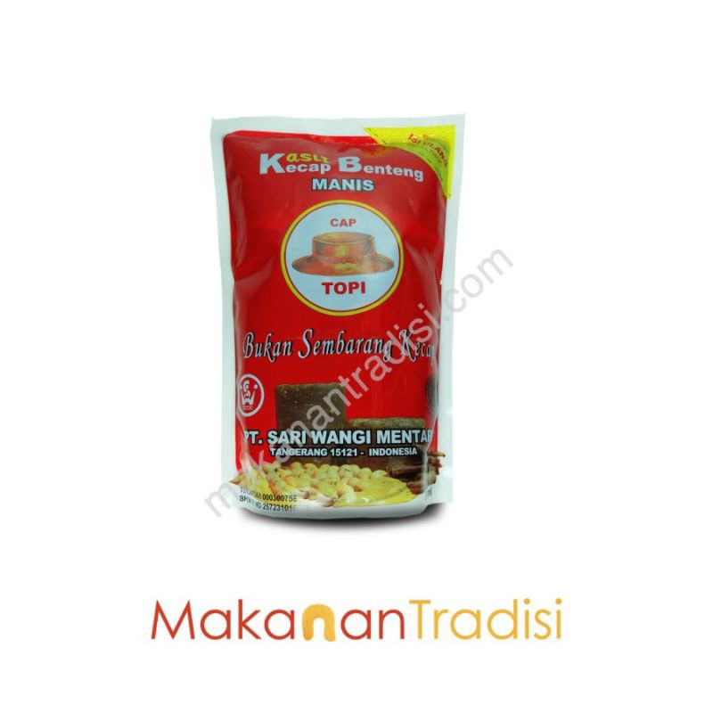 Jual Kecap Manis Topi Merah Refill 520ml | Shopee Indonesia