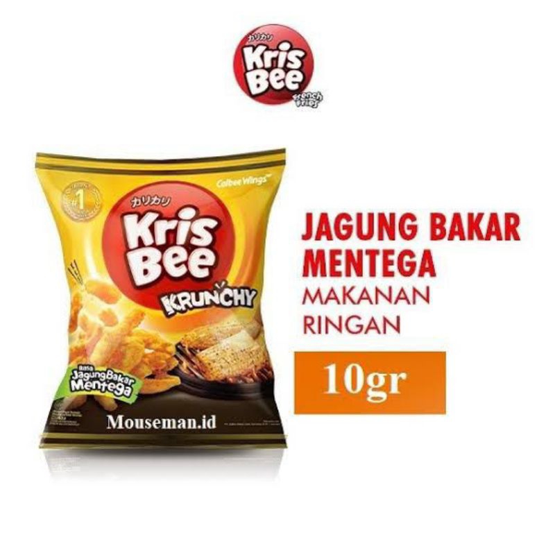 Jual Kris bee krunchy snack jagung bakar @10gr ( 2 karton ) | Shopee Indonesia