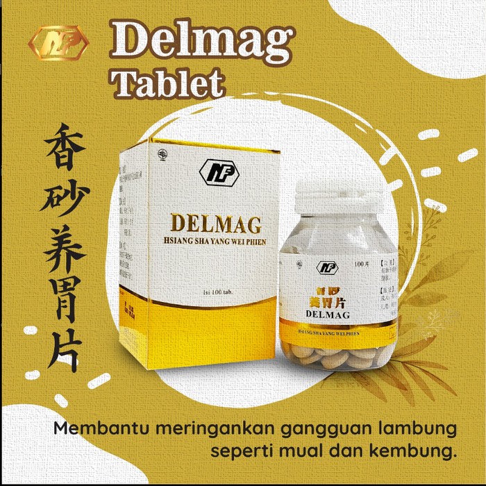 Jual DELMAG NAN FENG ISI 100 TABLET UNTUK ASAM LAMBUNG ATAU MAAG ...
