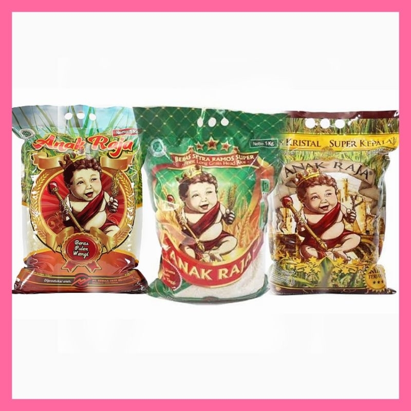 Jual beras anak raja pulen wangi ramos long grain 5 kg | Shopee Indonesia