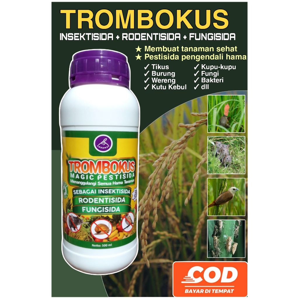 Jual TROMBOKUS MAGIC PESTISIDA+ZPT SEBAGAI INSEKTISIDA, RODENTISIDA ...