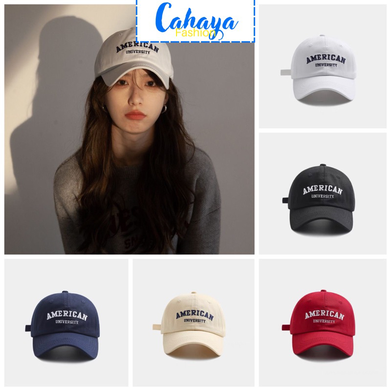 Jual Topi Baseball Topi Wanita Korea Style Bahan katun Bordir American ...