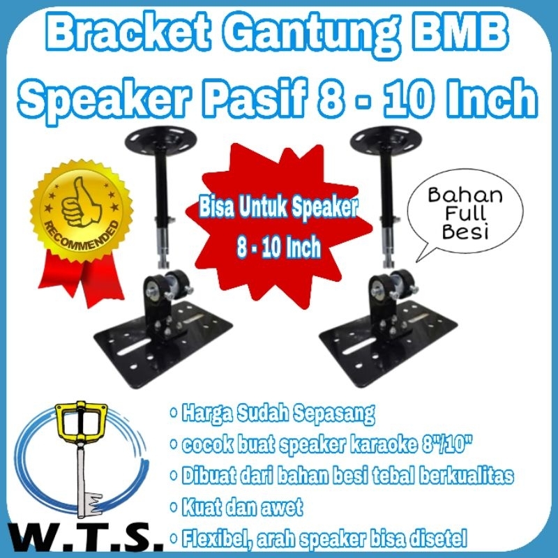 Jual Bracket Speaker Gantung, Dinding Tembok Untuk Speaker 8-10 Inch ...
