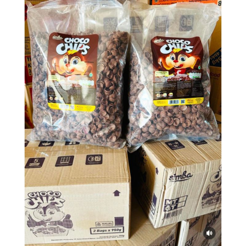 Jual SIMBA CHOCO CHIPS / CHOCO CRUNCH 950GRAM | Shopee Indonesia