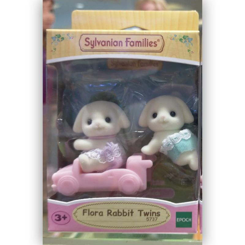 Jual Sylvanian Families Flora Rabbit Twins 5737 | Shopee Indonesia