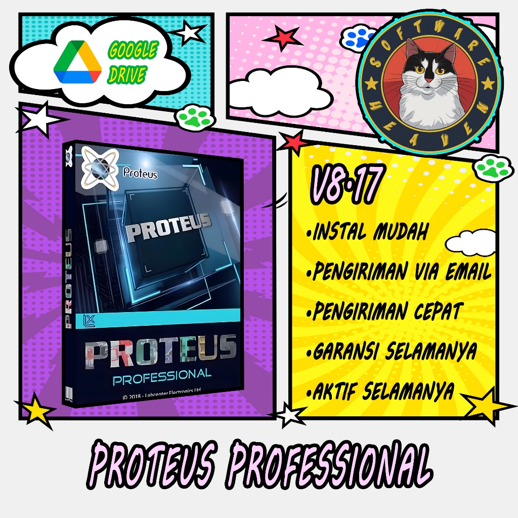Jual Proteus Professional 2024 8.17 SP2 Build 37159 Full Version (Versi Terbaru) | Shopee Indonesia