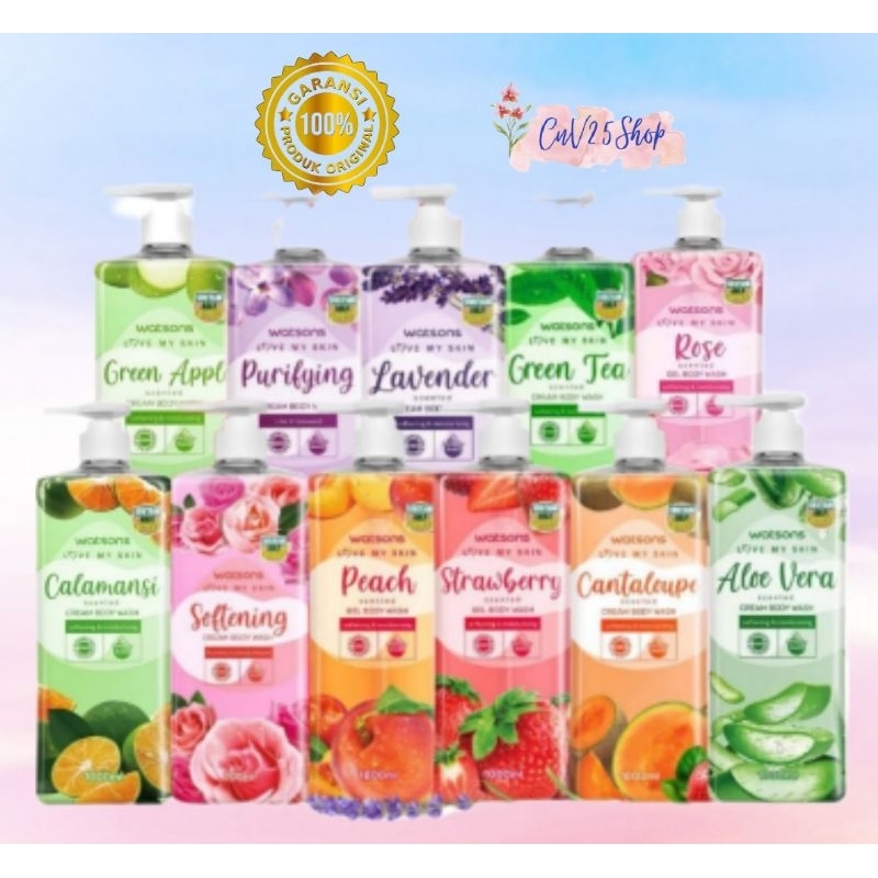 Jual [BEST SELLER] WATSONS Body Wash Sabun Mandi 1L 100% Original ...