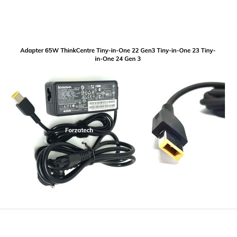 Jual Adapter 65W ThinkCentre Tiny-in-One 22 Gen3 TIO 23 TIO Gen 3 New ...