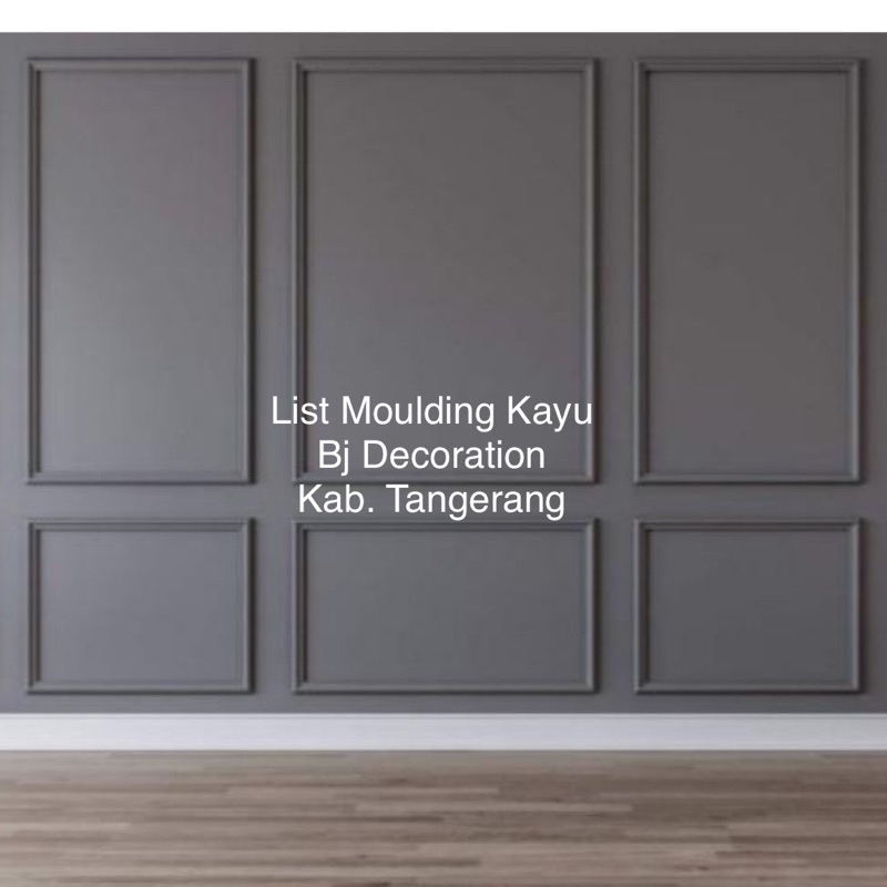 Jual WALL MOULDING BINGKAI KAYU / LIS KAYU PROFIL DEKORASI DINDING ...
