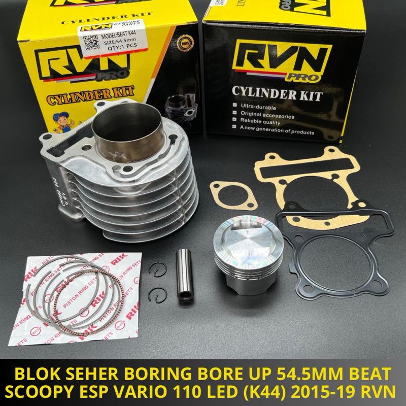 Jual BLOK SEHER BORING PAKET BORE UP BEAT POP BEAT ESP SCOOPY ESP K44 VARIO 110 LED STATER BEAT ...