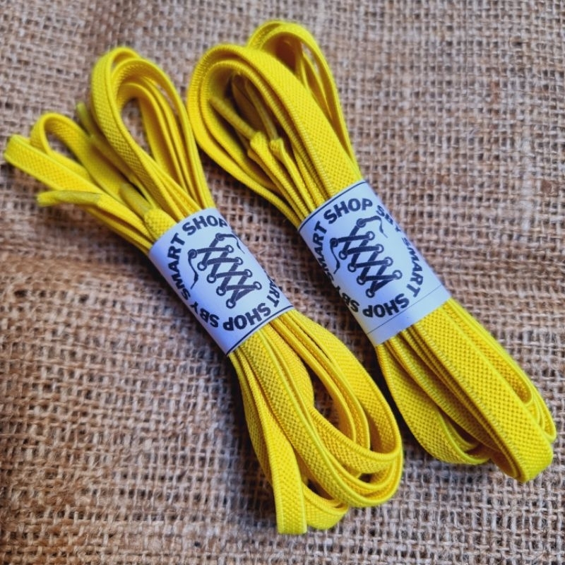 Jual TALI SAJA Tali Sepatu Elastis Lebar 6mm dan 8mm Elastic Shoelace ...