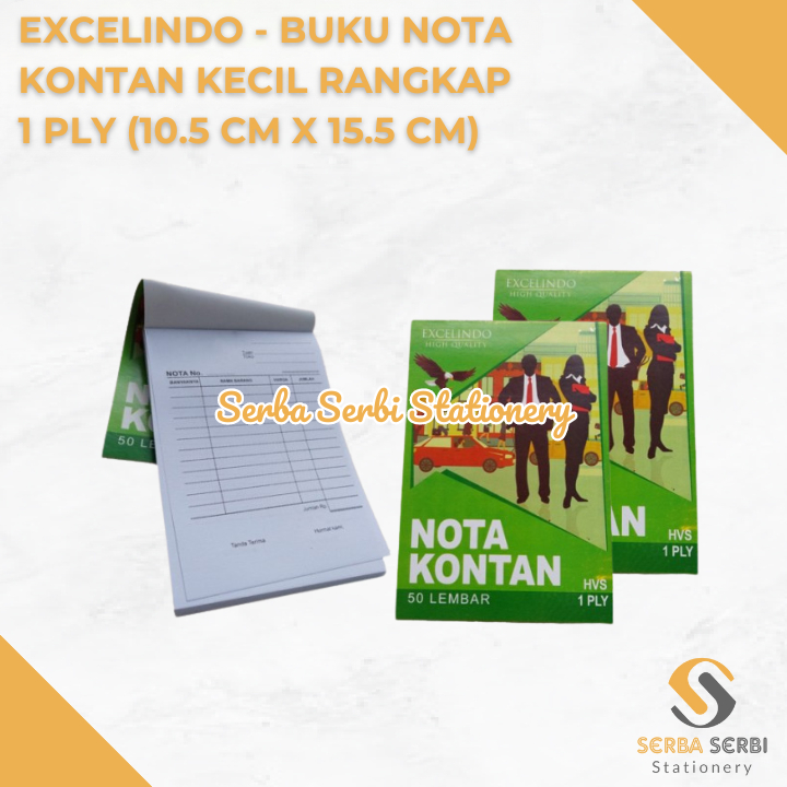 Jual GROSIR (1 PAK ISI 10 BIJI) EXCELINDO - BUKU NOTA KONTAN K1 / KECIL ...