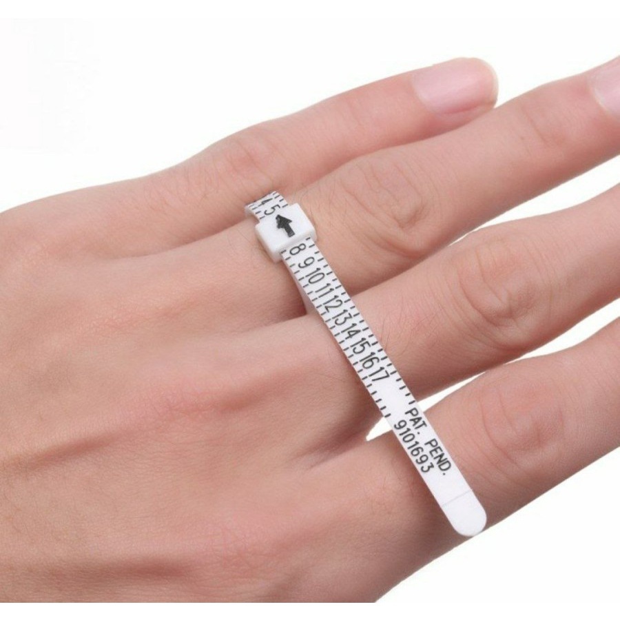 Jual Finger Meter ukur lingkar jari - Meteran Pengukur lingkar jari ...