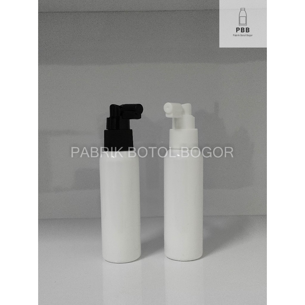 Jual BOTOL BR 100 ML SPRAY NOZZLE PUTIH 100ML PUTIH HITAM CLEAR SPRAY ...