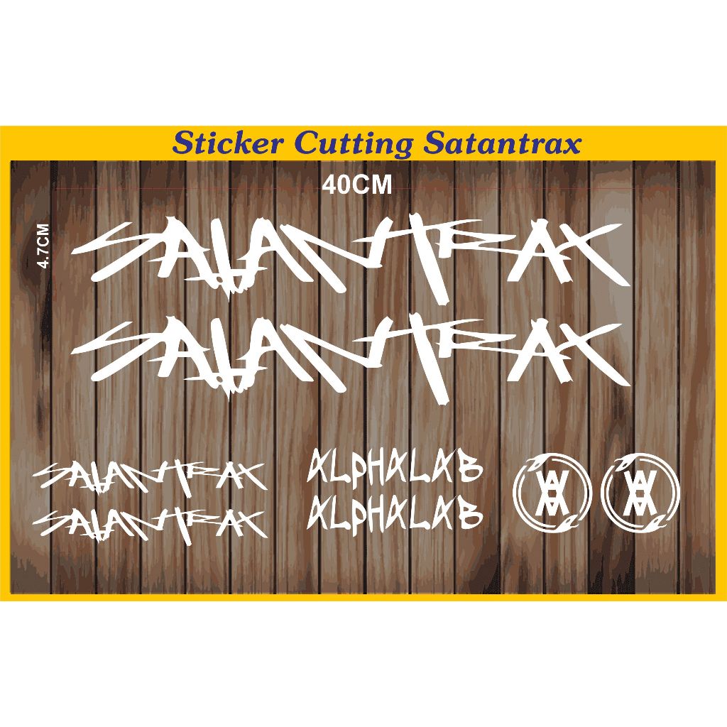 Jual CUTTING STIKER ALPHALAB SATANTRAX | Shopee Indonesia