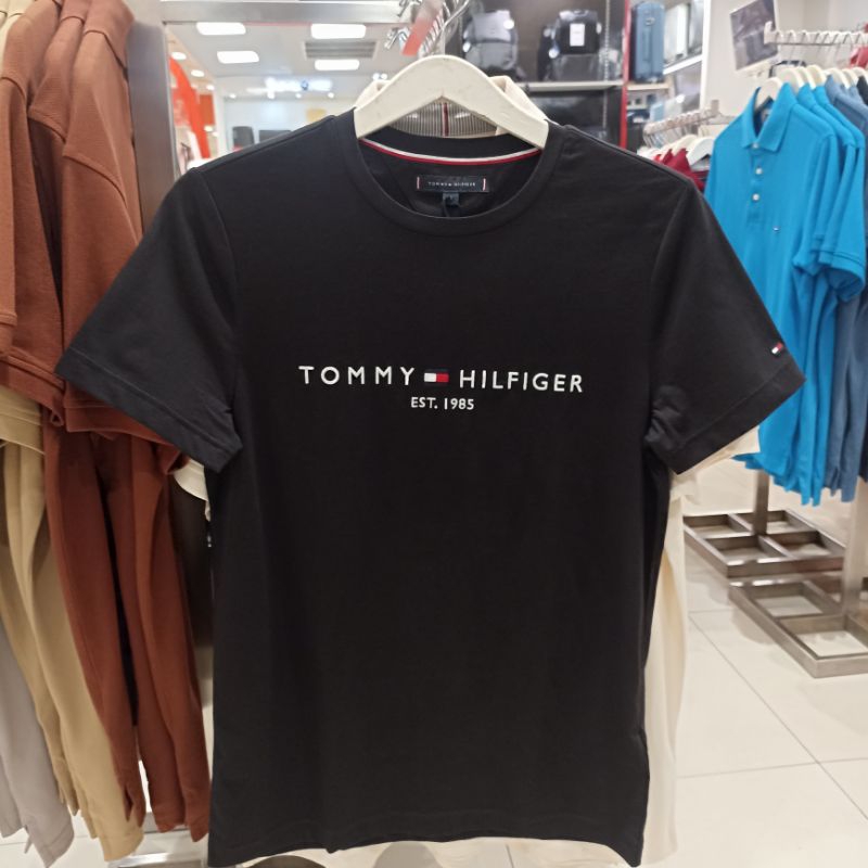 Jual Baju Tommy Hilfiger Mens Black Basic | Shopee Indonesia