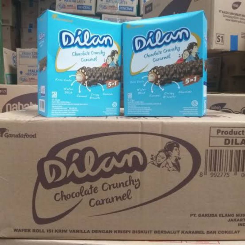 Jual Dilan snack choco chruncy @23gr ( 1karton ) | Shopee Indonesia