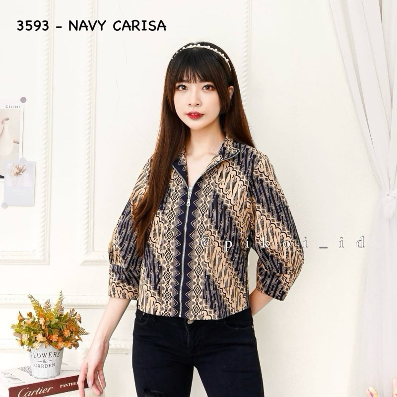 Jual Bomber jaket Batik modern cewek murah / batik kantor wanita ...