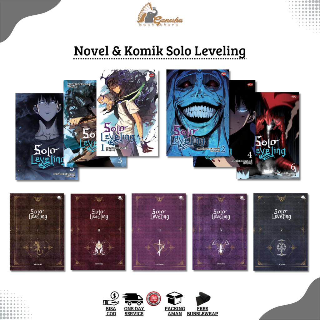 Jual Light Novel Solo Leveling dan Komik Solo Leveling 6 by Chugong ...