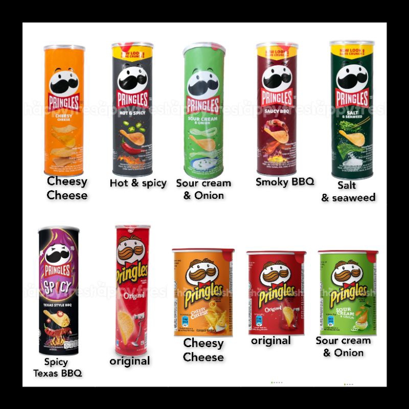 Jual PRINGLES POTATO CHIPS / PRINGLES KRIPIK KENTANG / PRINGLES ...