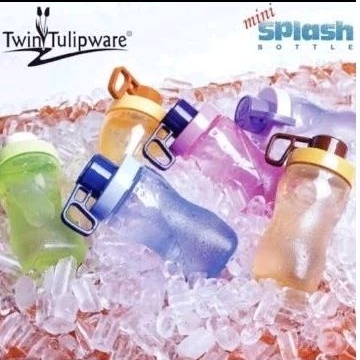 Jual mini splash bottle twin tulipware tumbler 400ml | Shopee Indonesia