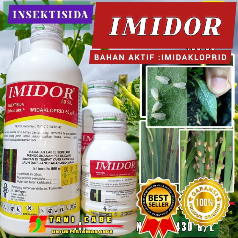 Jual Insektisida IMIDOR 50 SL atasi hama wereng /kutu kebul 500 Ml ...