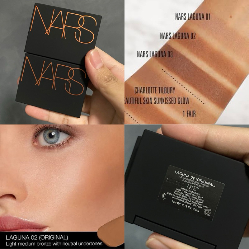 Jual NEW [NO BOX, SIZE 3.5gr]. NARS BRONZING POWDER LAGUNA 02 (ORIGINAL) | Shopee Indonesia