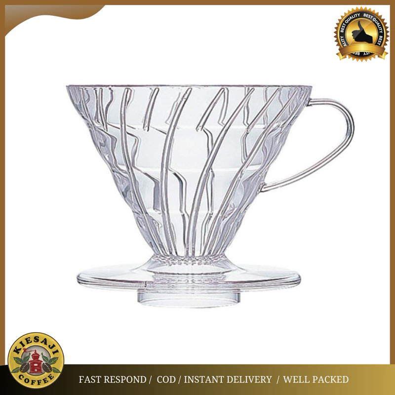 Jual V60 Coffee Dripper 02 plastik transparan Manual Brew Coffee Filter ...