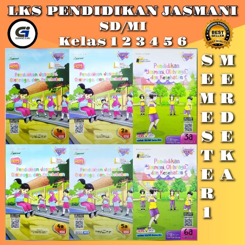 Jual Lks penjas / pjok / pendidikan jasmani SD kelas 1 2 3 4 5 6 ... Jual Lks penjas / pjok / pendidikan jasmani SD kelas 1 2 3 4 5 6 ...
