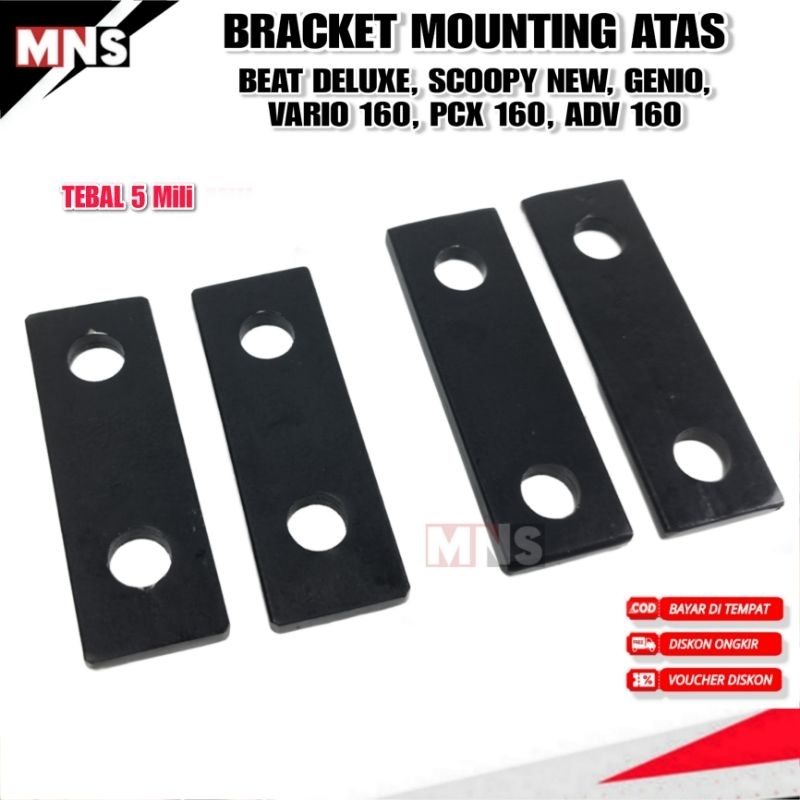 Jual Bracket Breket Plat Mounting Motor Matic Beat New Scoopy New Genio ...