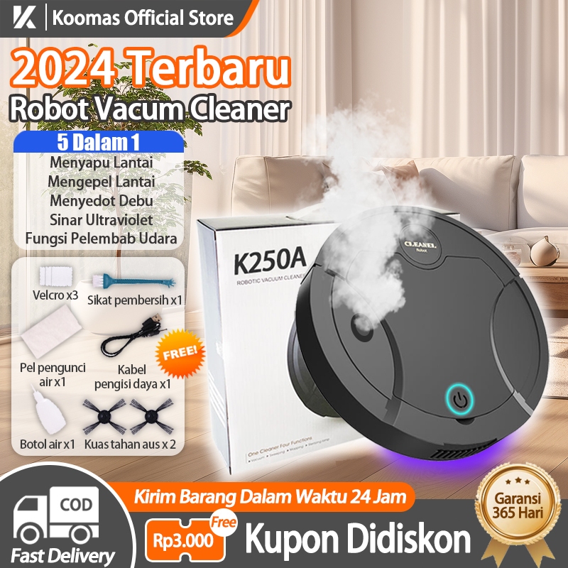 Jual Koomas Robot Vacum Cleaner 5 in 1 Portable Penyedot Debu Rumah ...